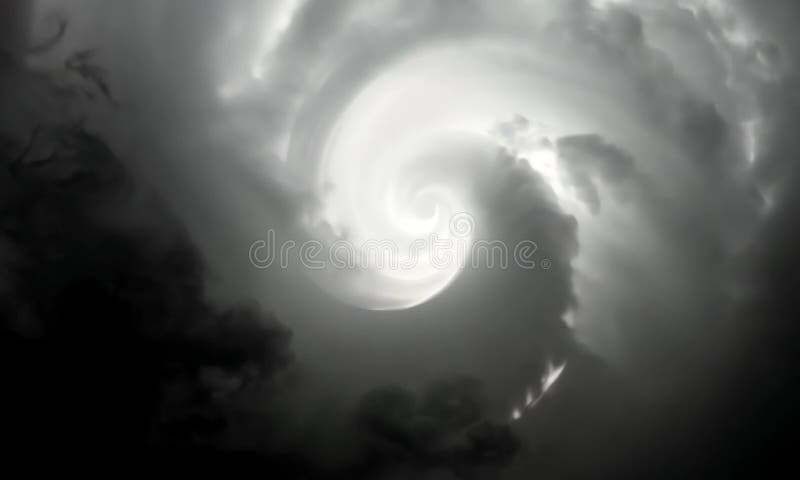 Dramatic Swirling Storm Clouds Creating a Powerful Atmospheric Vortex in a Moody Sky Stock Video ...