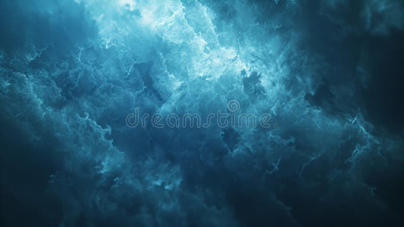 Dramatic Teal Nebula Cloudscape Abstract Background Texture Stock ...