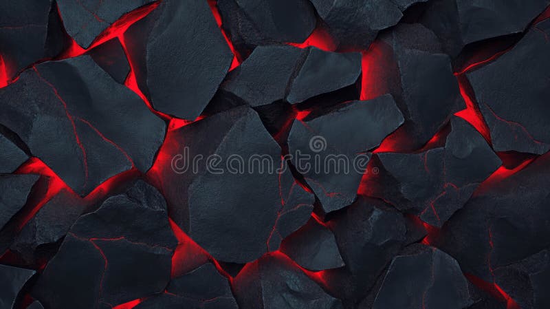 Dramatic Textured Slate Effect with Red Glow for Modern Design Stock ...