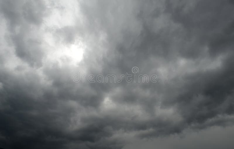 Dramatic Thunder Storm Clouds Dark Sky Stock Photo - Image of abstract ...