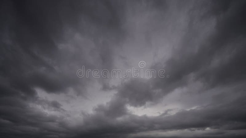 Dramatic Time-lapse Capturing the Dynamic Movement of Stormy Dark ...