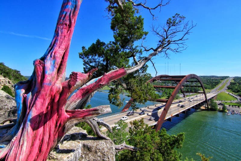 Pennybacker Bridge or 360 Bridge an Austin Texas Landmark Stock Photo ...
