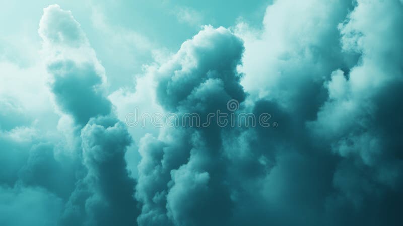Dramatic Turquoise Clouds Captured in Vivid Detail To Create a Stunning ...