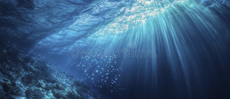 A Dramatic Underwater Close-up of the Great Blue Hole in Belize ...