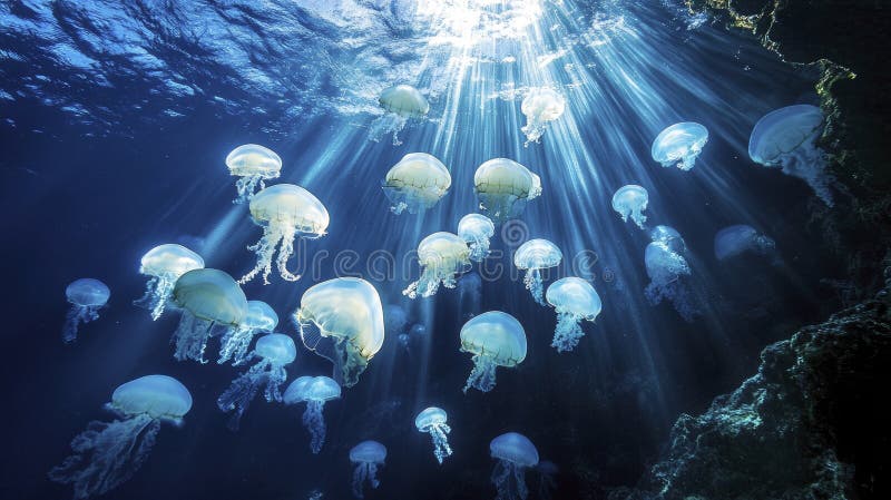 A Dramatic Underwater Close-up of the Great Blue Hole in Belize ...