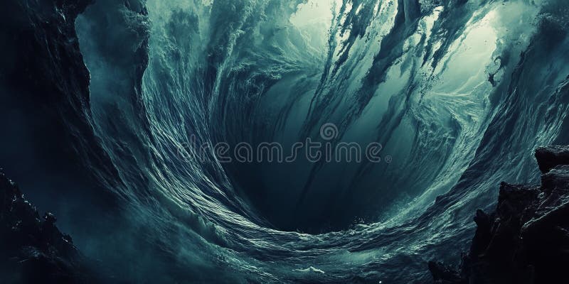 Dramatic Underwater Vortex Capturing the Power and Mystery of the Ocean ...