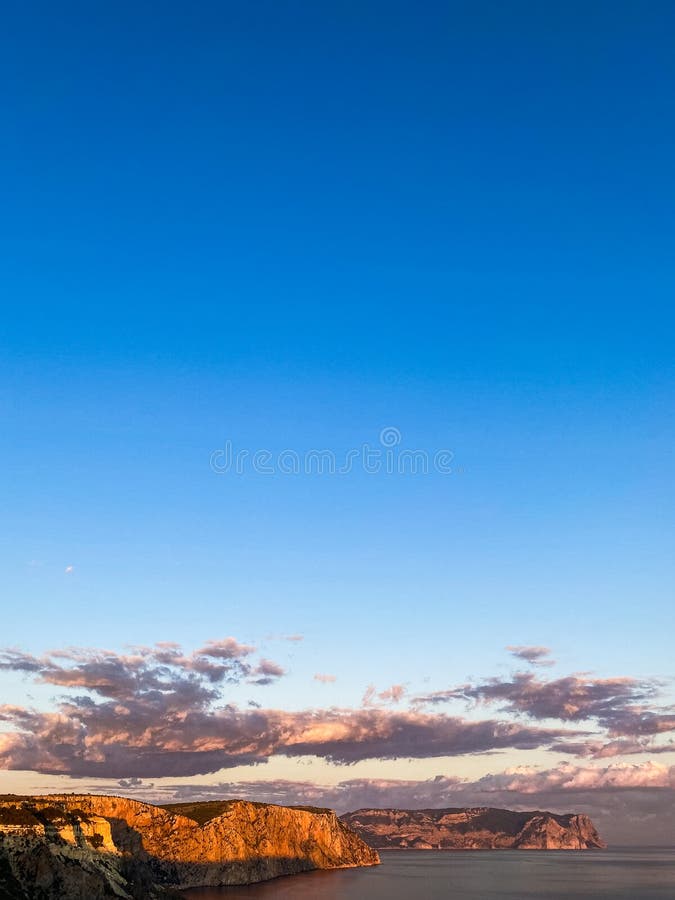 Dramatic Vertical Panoramic Landscape Stock Photo - Image of travel ...