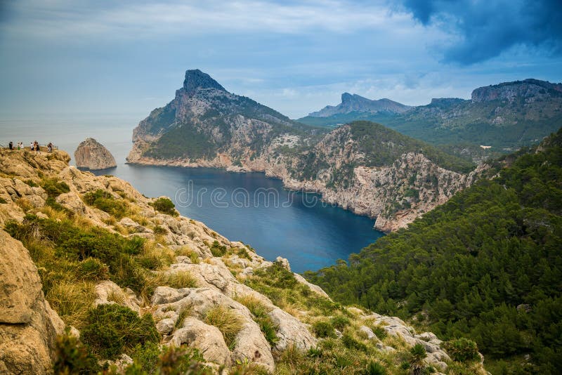 Dramatic View of Cap De Formentor from Mirador De El Colomer in ...