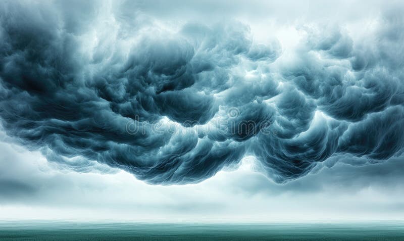 A Dramatic View of Dark Storm Clouds Gathering in the Sky, Creating an ...