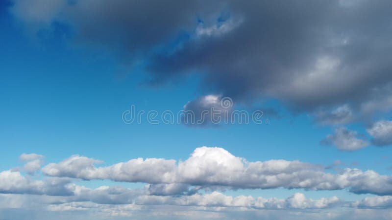 Dramatic View, Sky with Moving Clouds Background Stock Video - Video of ...