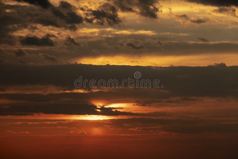 Dramatic View of Twilight Sunrise Morning Sunset Stock Image - Image of ...