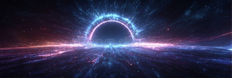 Dramatic Visual Representations of Black Holes or Eclipses with Glowing ...
