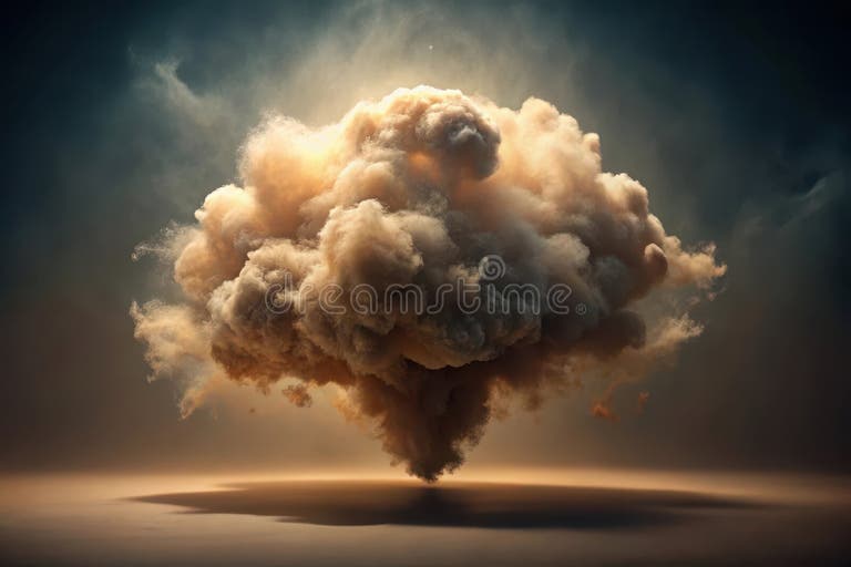 Massive Dense Tan Colored Smoke Stock Illustrations – 1 Massive Dense ...
