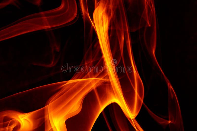 Dramatic Wallpaper of Red Smoke Resembling Fire Flames on the Black ...