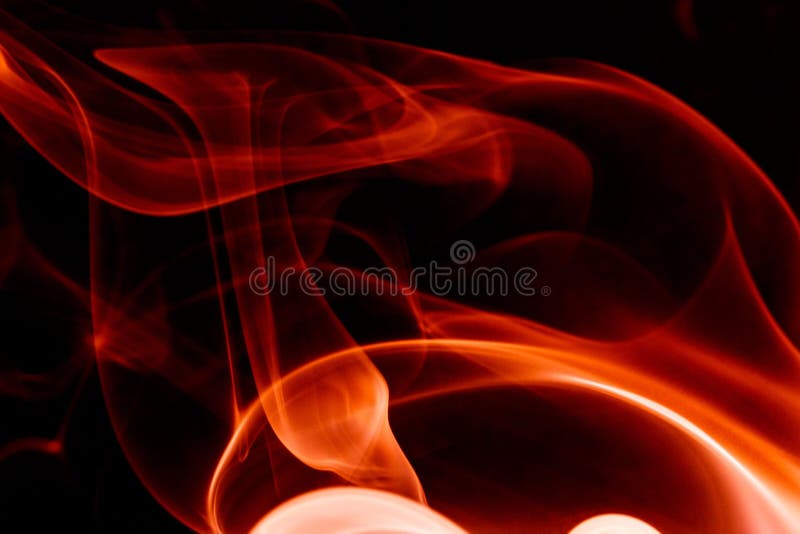 Dramatic Wallpaper of Red Smoke Resembling Fire Flames on the Black ...