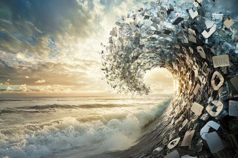 Dramatic Wave of Waste: a Stunning Representation of Ocean Pollution ...