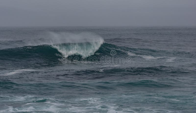 Dramatic waves stock image. Image of high, peninsula - 83633071