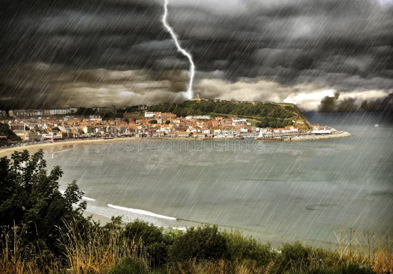 Dramatic Weather North East Stock Image - Image of weather, rain: 32953533