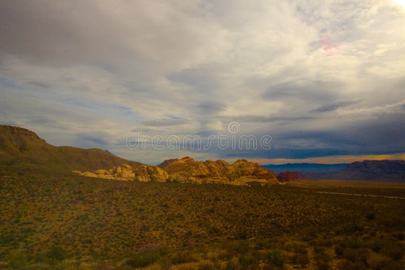 Dramatic Wide-angle View of Distinctive Rock Formations at Red Rock ...
