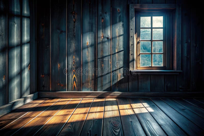 Dramatic Window Light on Black Wood a Study in Mood and Texture ...