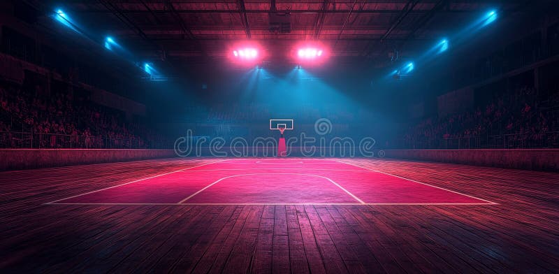 Dramatic Wrestling Scenes are Set Against a Backdrop Illuminated by ...