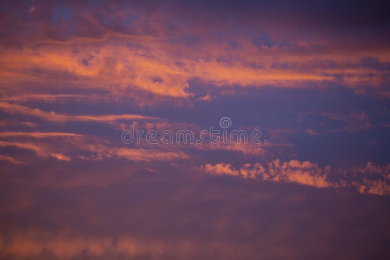 Dramitic and Moody Sunset Sky Stock Image - Image of dreamy, freedom ...