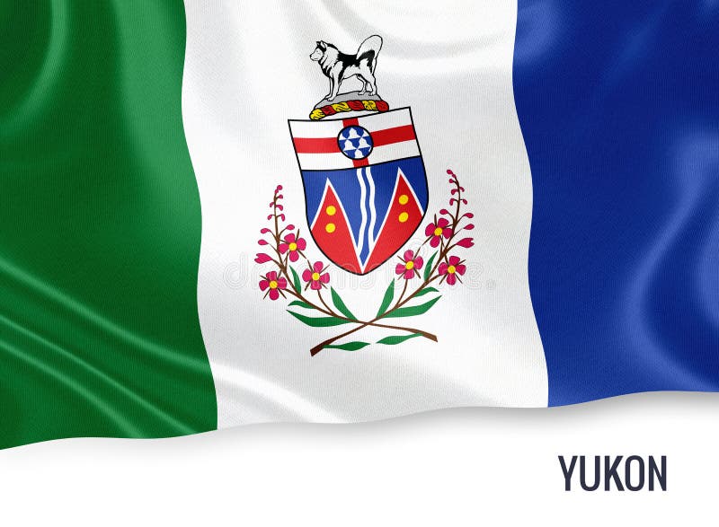 Drapeau Canadien Du Yukon D'état Illustration Stock - Illustration du ...