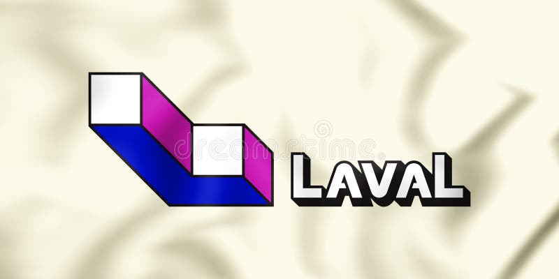 Drapeau 3D De Laval City, Canada Illustration Stock - Illustration du ...