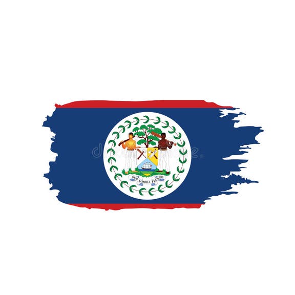 Drapeau De Belize, Illustration De Vecteur Illustration de Vecteur ...