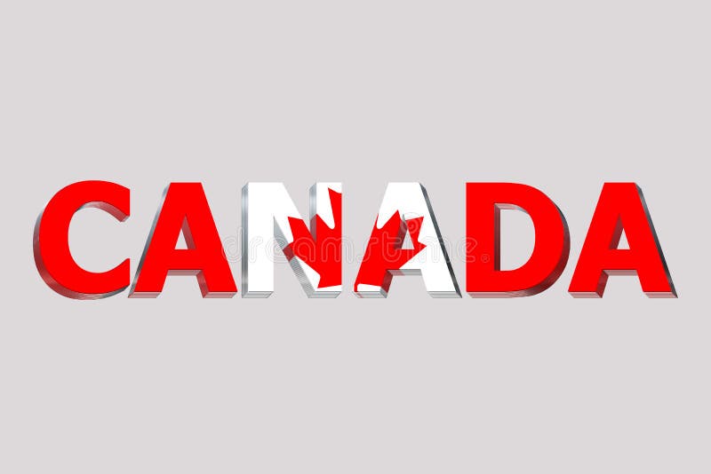 Texte Du Canada Sur Le Vecteur Noir Spe 10 Contexte Illustration Stock ...