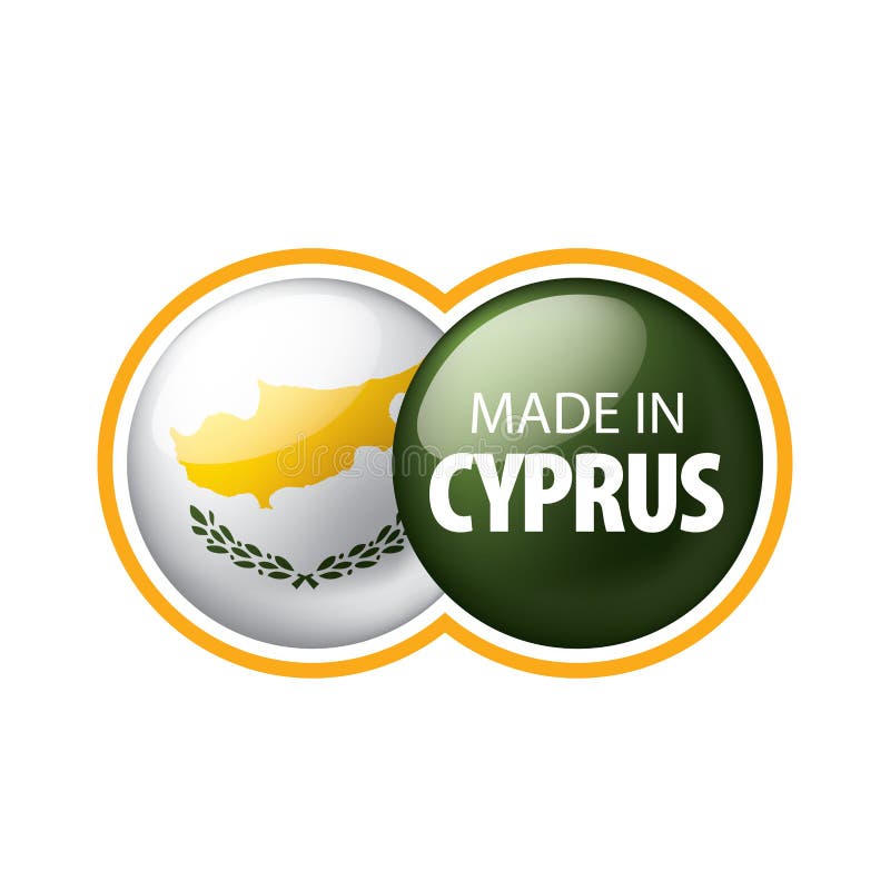 Drapeau De Chypre, Illustration Vectorielle Sur Fond Blanc Illustration ...