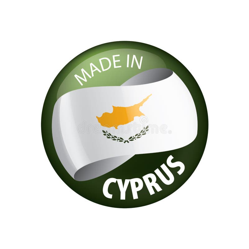 Drapeau De Chypre, Illustration Vectorielle Sur Fond Blanc Illustration ...