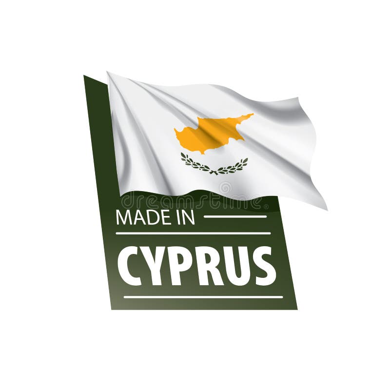 Drapeau De Chypre, Illustration Vectorielle Sur Fond Blanc Illustration ...