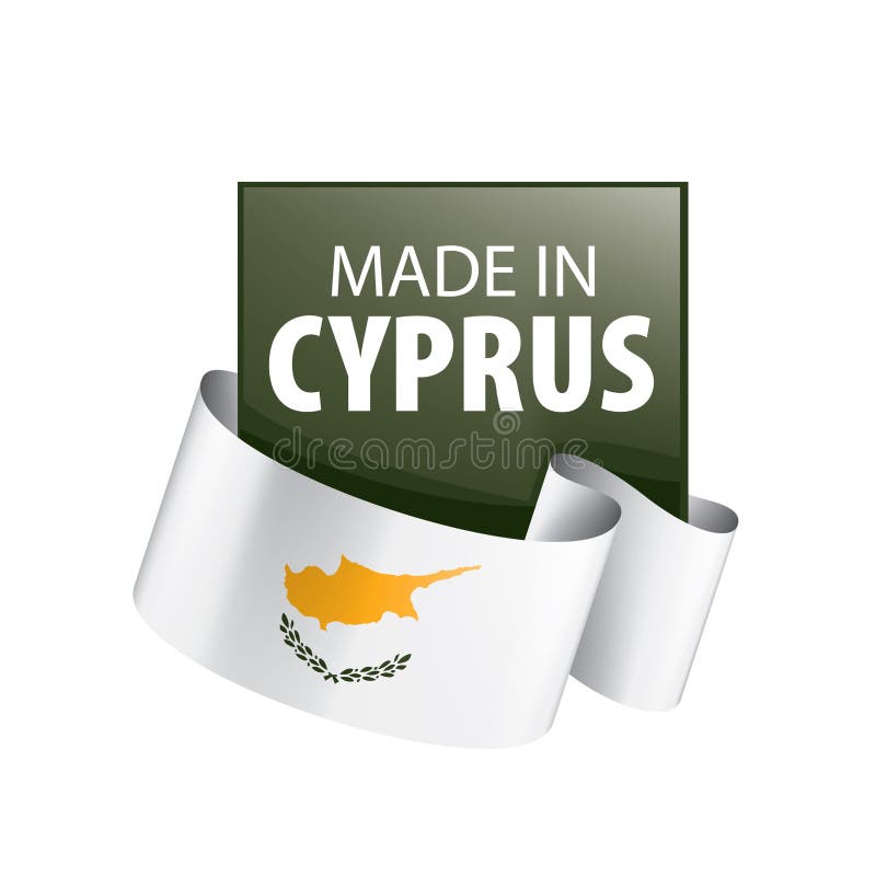 Drapeau De Chypre, Illustration Vectorielle Sur Fond Blanc Illustration ...
