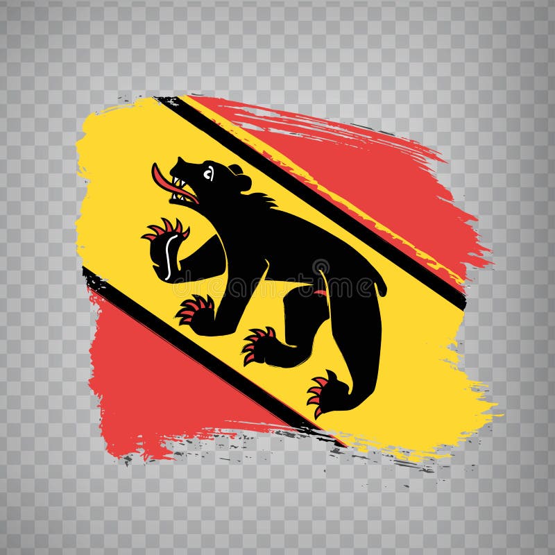 Drapeau De Bern Canton, Suisse Illustration Stock - Illustration du ...