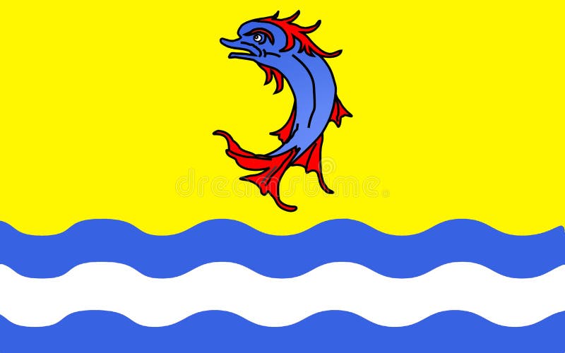 Drapeau de Drome, France illustration stock. Illustration du emblème ...