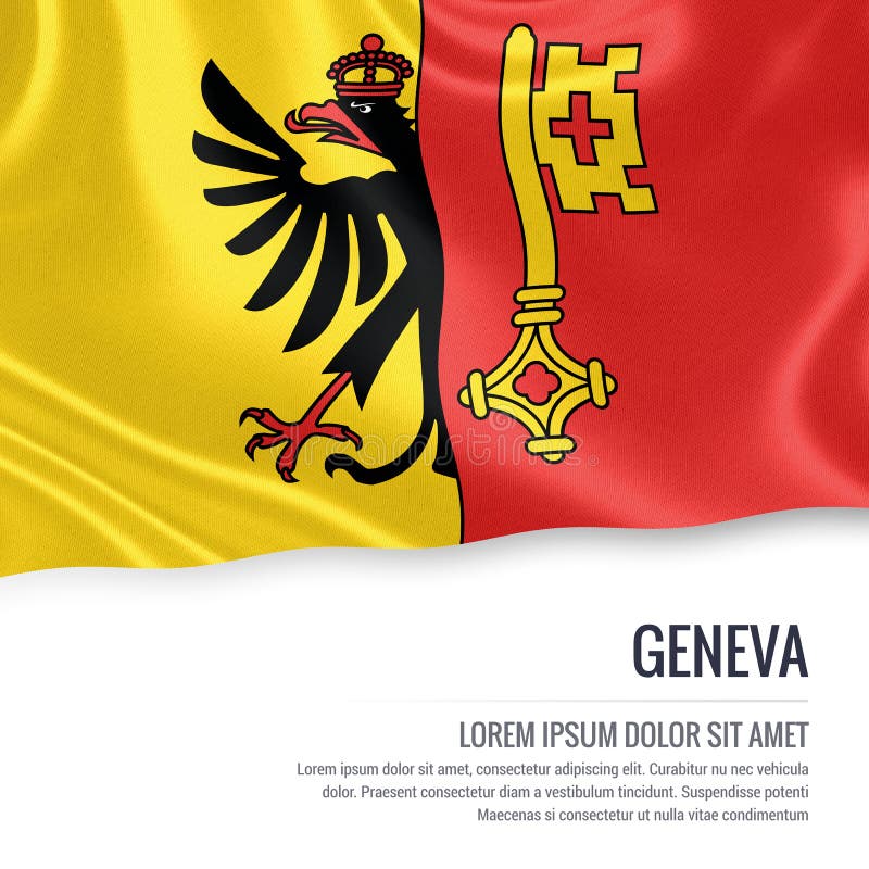 Drapeau De Genève D'état De La Suisse Illustration Stock - Illustration ...