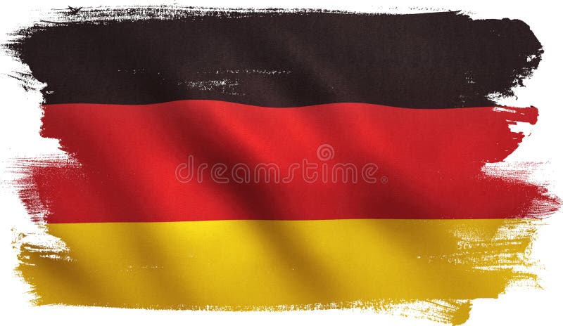 Drapeau De Germenay Ondulant - Texture Allemande Illustration Stock ...
