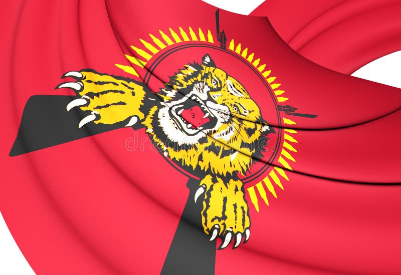 Drapeau de l'Eelam Tamoul illustration stock. Illustration du ...