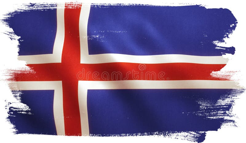 Drapeau de l'Islande image stock. Image du nationale - 94142777