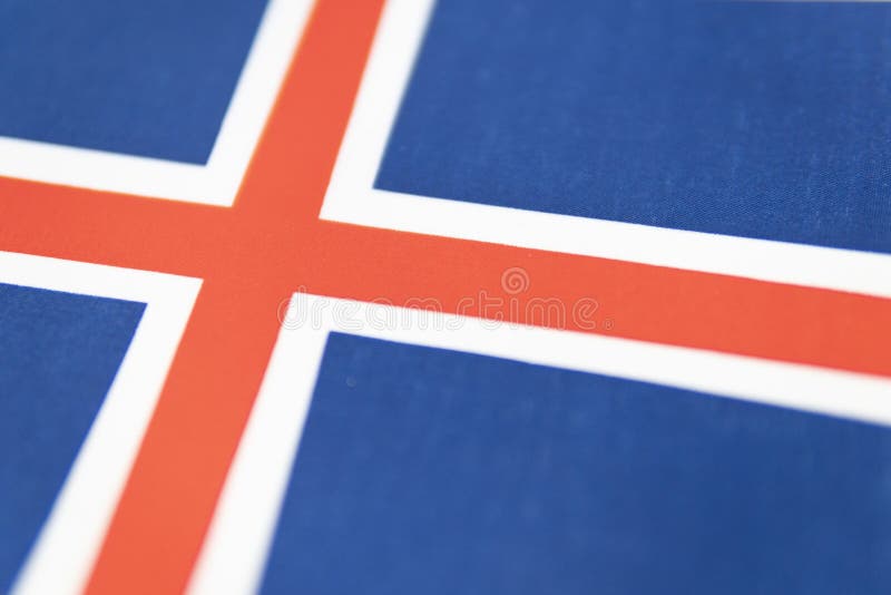 Drapeau De L'islande. Symbole Du Drapeau De L'islande. Image stock ...