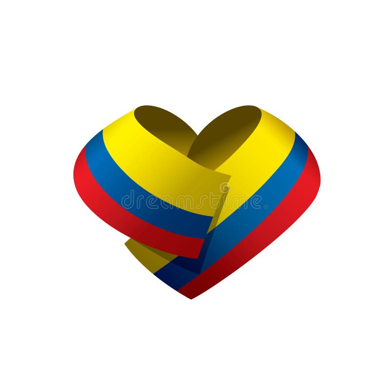 Drapeau De La Colombie, Illustration De Vecteur Illustration Stock ...