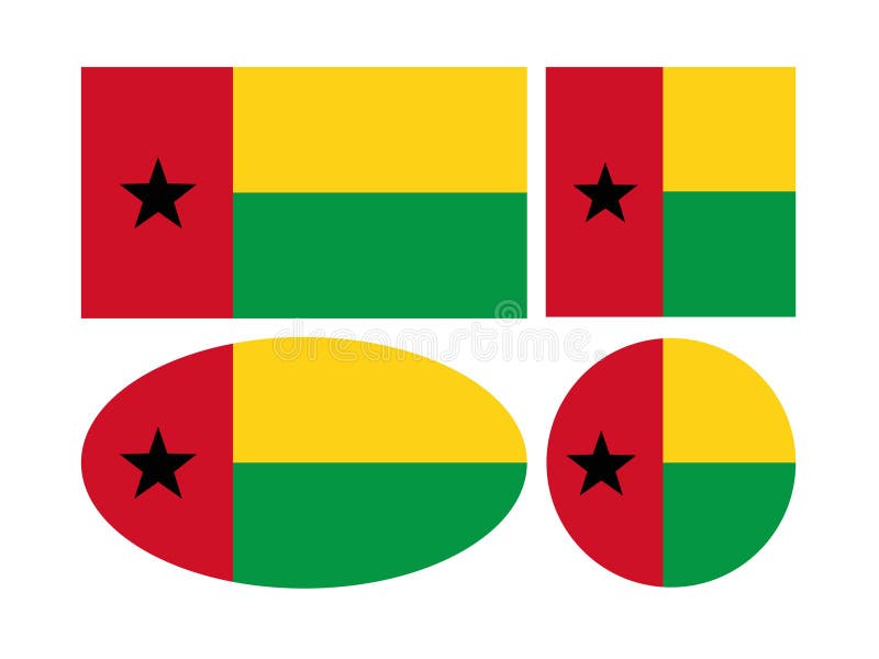 Drapeau De La Guinée-Bissau - République De Guinée-Bissau Illustration ...