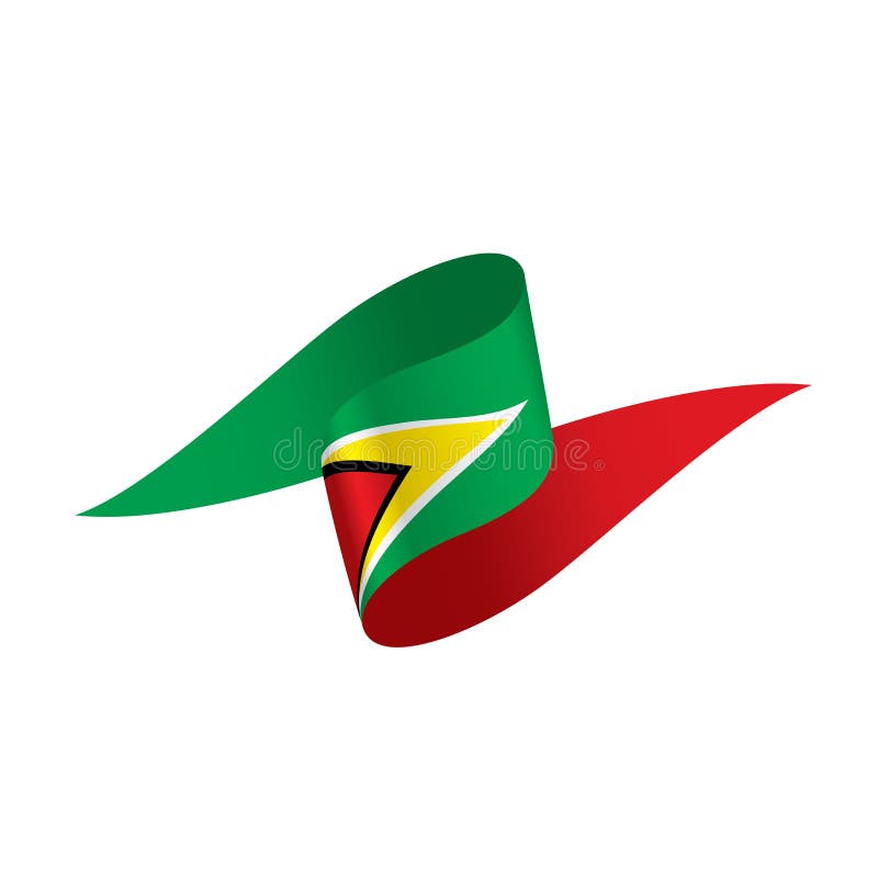 Drapeau De La Guyane, Illustration Illustration Stock - Illustration du ...