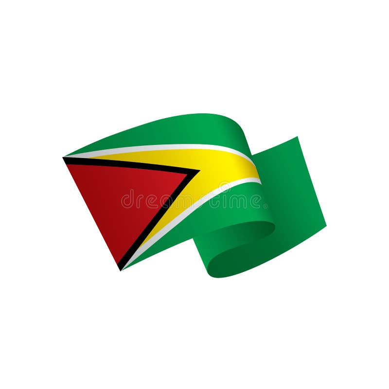 Drapeau De La Guyane, Illustration Illustration Stock - Illustration du ...