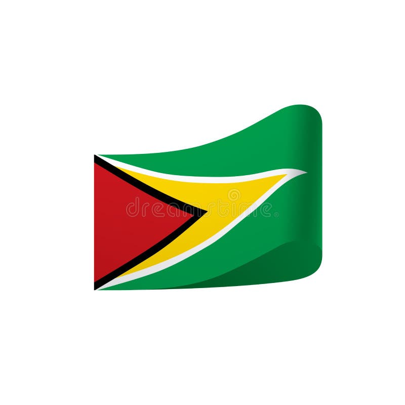 Drapeau De La Guyane, Illustration Illustration Stock - Illustration du ...