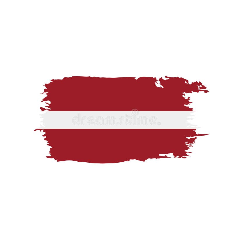 Drapeau De La Lettonie, Illustration De Vecteur Illustration Stock ...