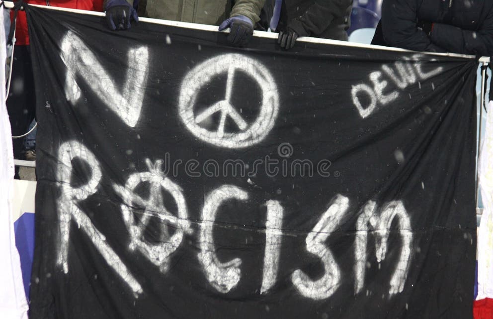 Drapeau de Racism* de *No photographie éditorial. Image du dynamo ...