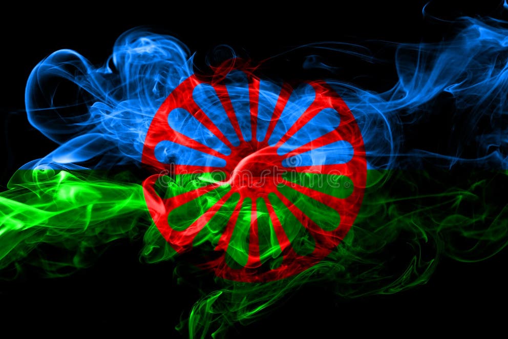 Drapeau De Tabagisme Coloré Gitan 2018 Illustration Stock ...