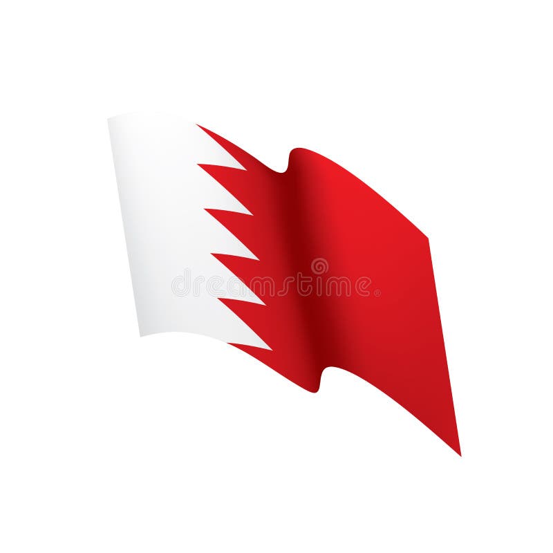 Drapeau Du Bahrain, Illustration De Vecteur Illustration de Vecteur ...